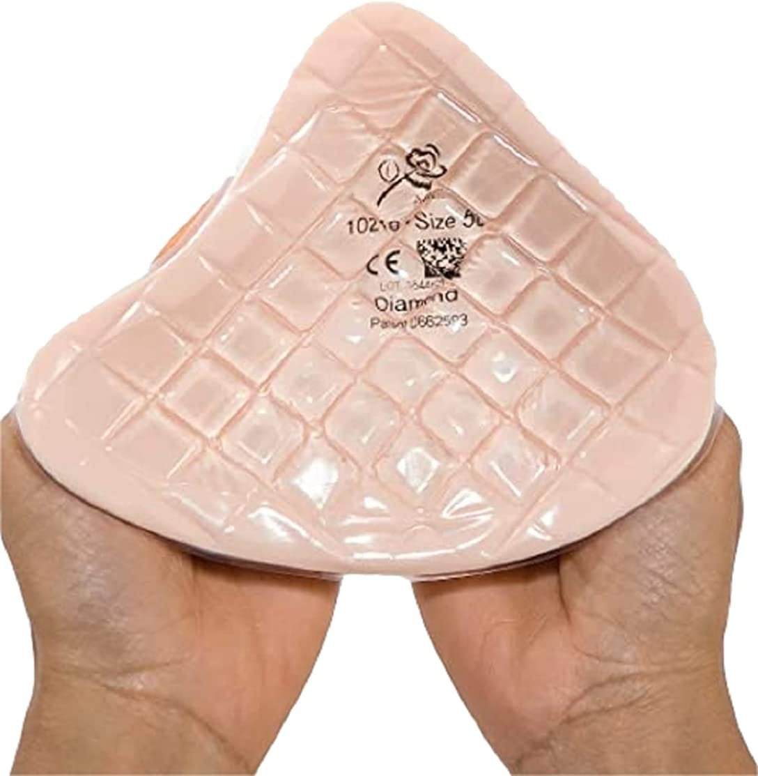 Breast Form ABC Diamond Asymmetric Size 4 Right Blush Pink - Walmart.com