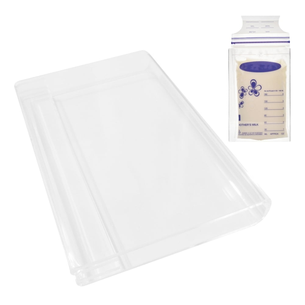 Breast Milk Organizer Breast Milk Bag Storage Organizer Plastic Breast ...