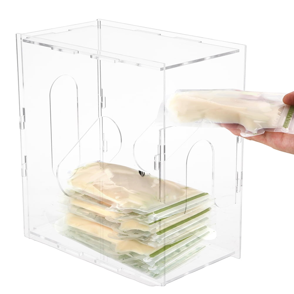 Breast Milk Organizer Transparent Breast Milk Bag Storage Box Plastic ...