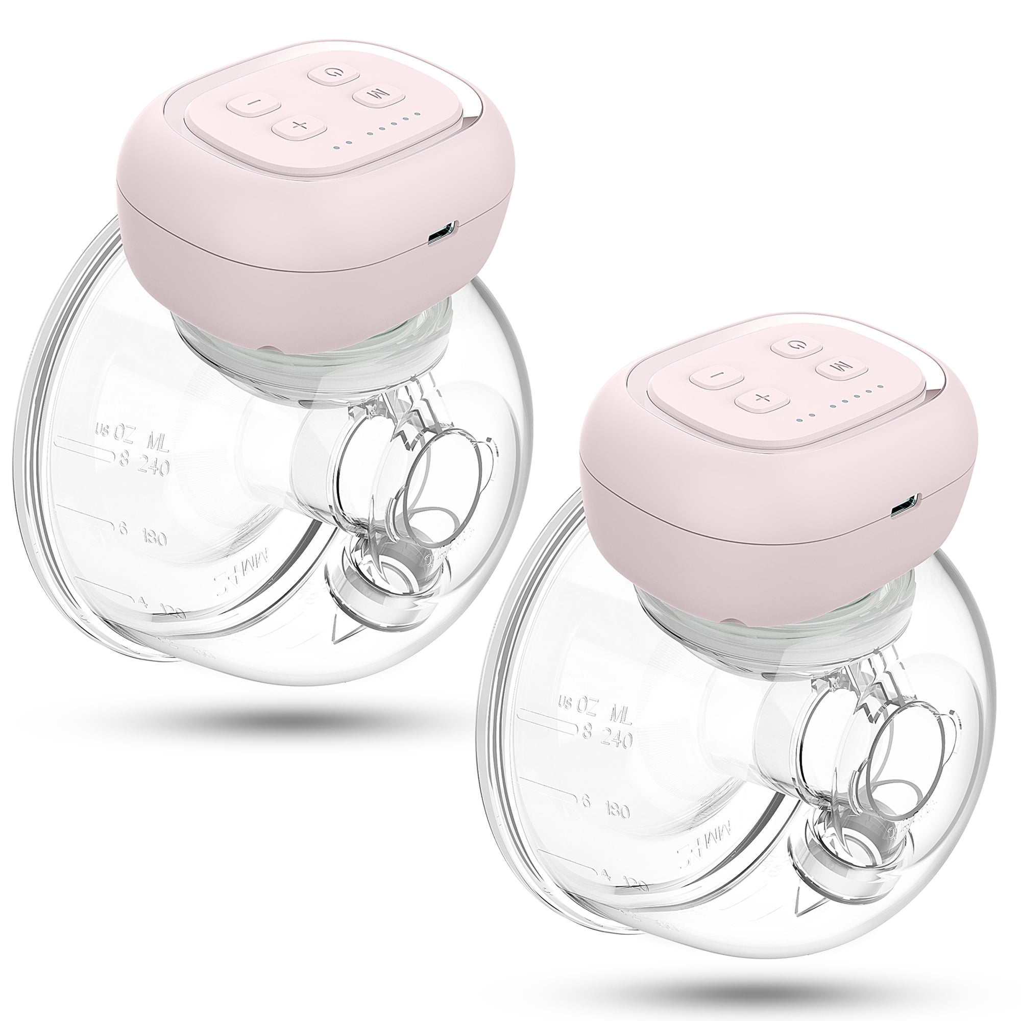 Breast Pump Hands Free Wearable Breastfeeding Pump Wireless 3 Modes ...
