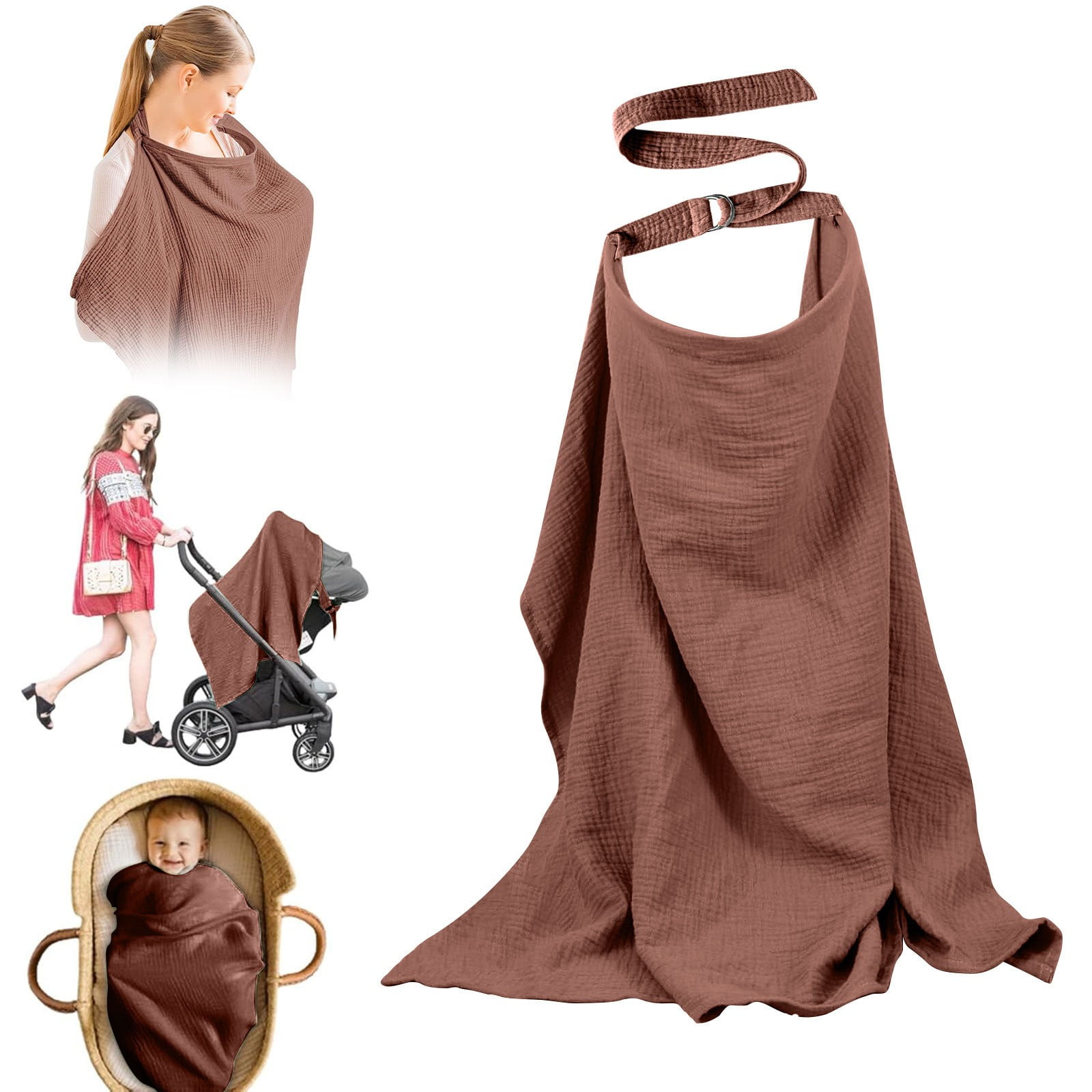 Breastfeeding Cover Nursing Breastfeeding Cover Muslin Cotton Soft ...