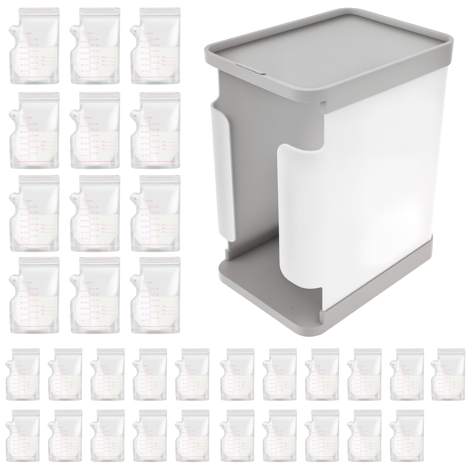 Breastmilk Freezer Organizer Double Insert Slots Breast Milk Storage ...