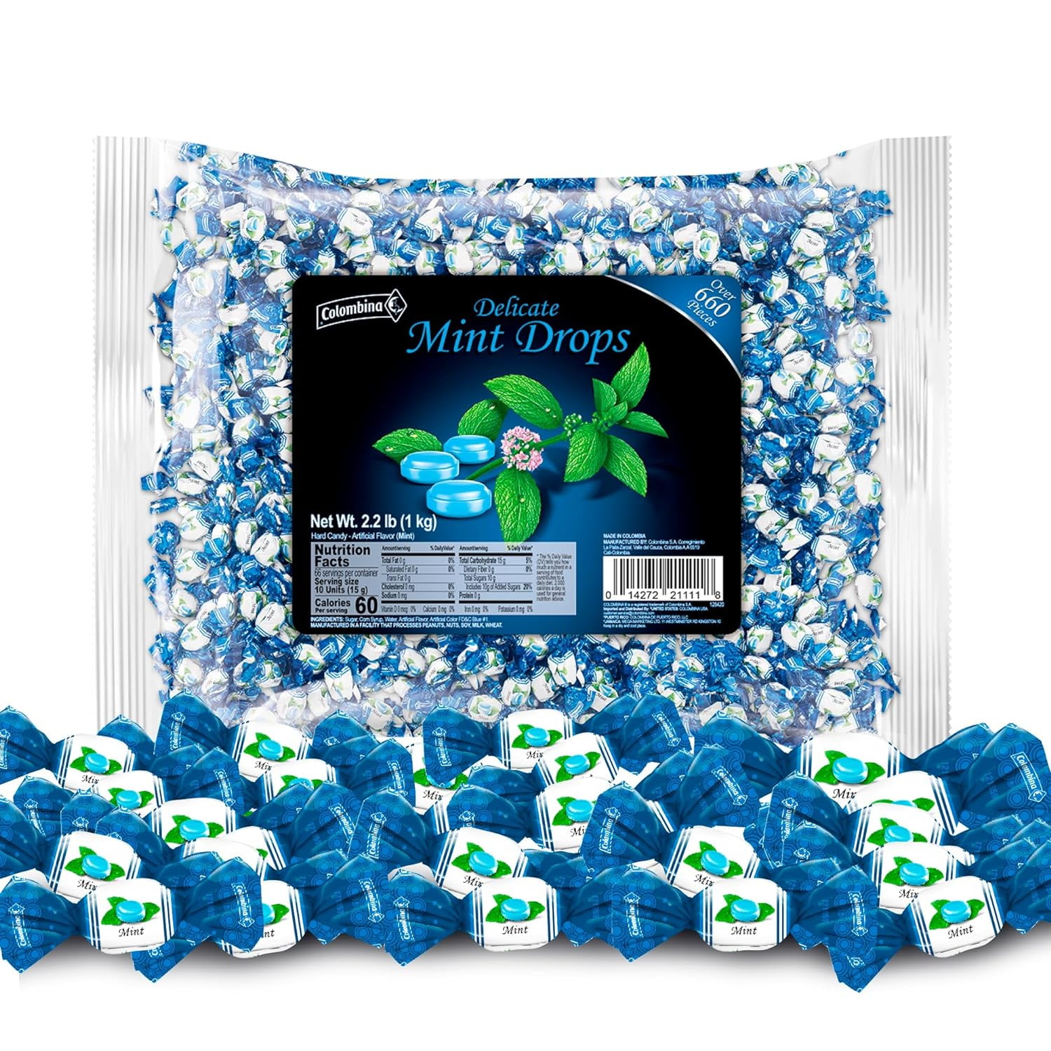Breath Mints Delicate Drops - Over 660 Individually Wrapped Breath ...