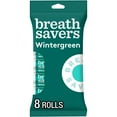 (3 pack) Breath Savers Wintergreen Flavored Sugar Free Breath Mints, Rolls 0.75 oz, 8 Count ...