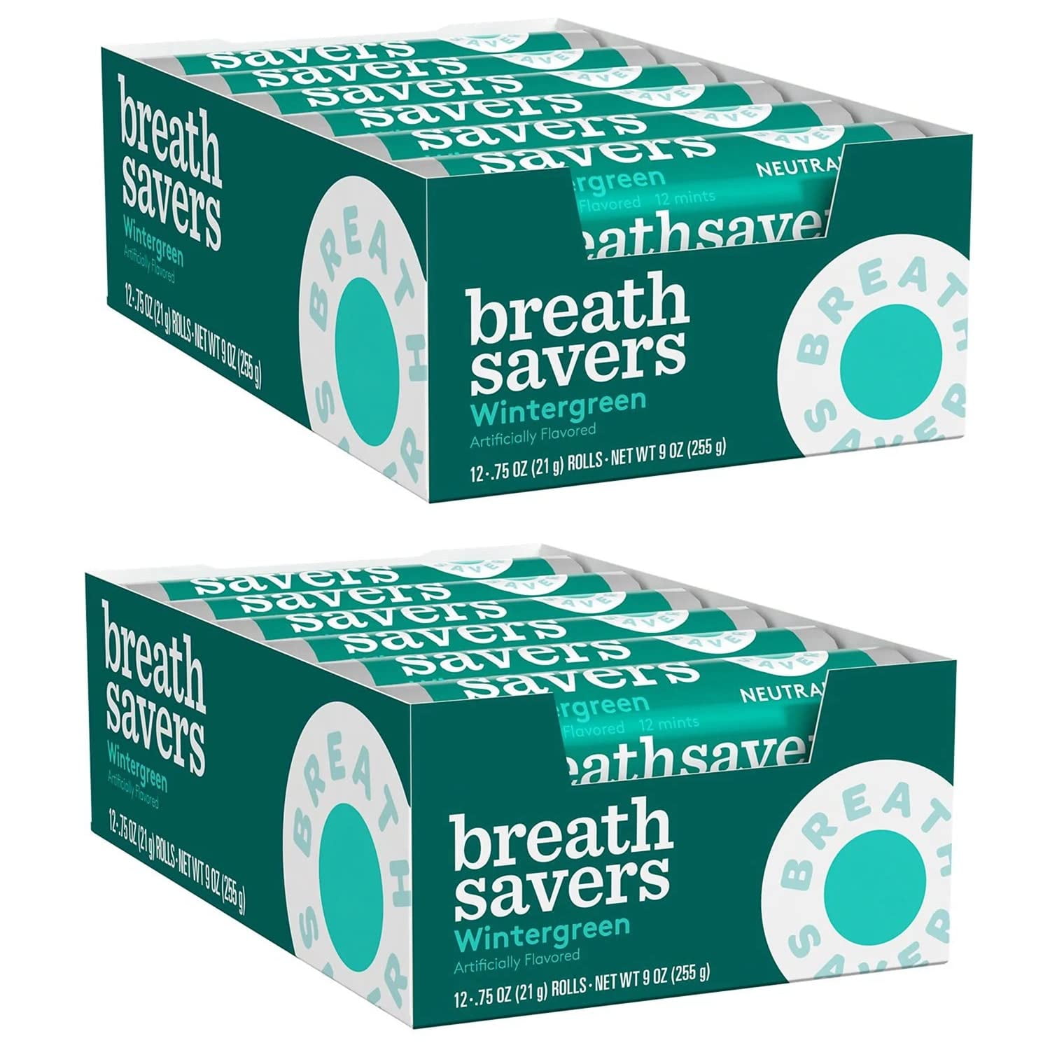 Breath Savers Wintergreen Mints - 12 piece pks. - 24 ct. - SC by Breath ...