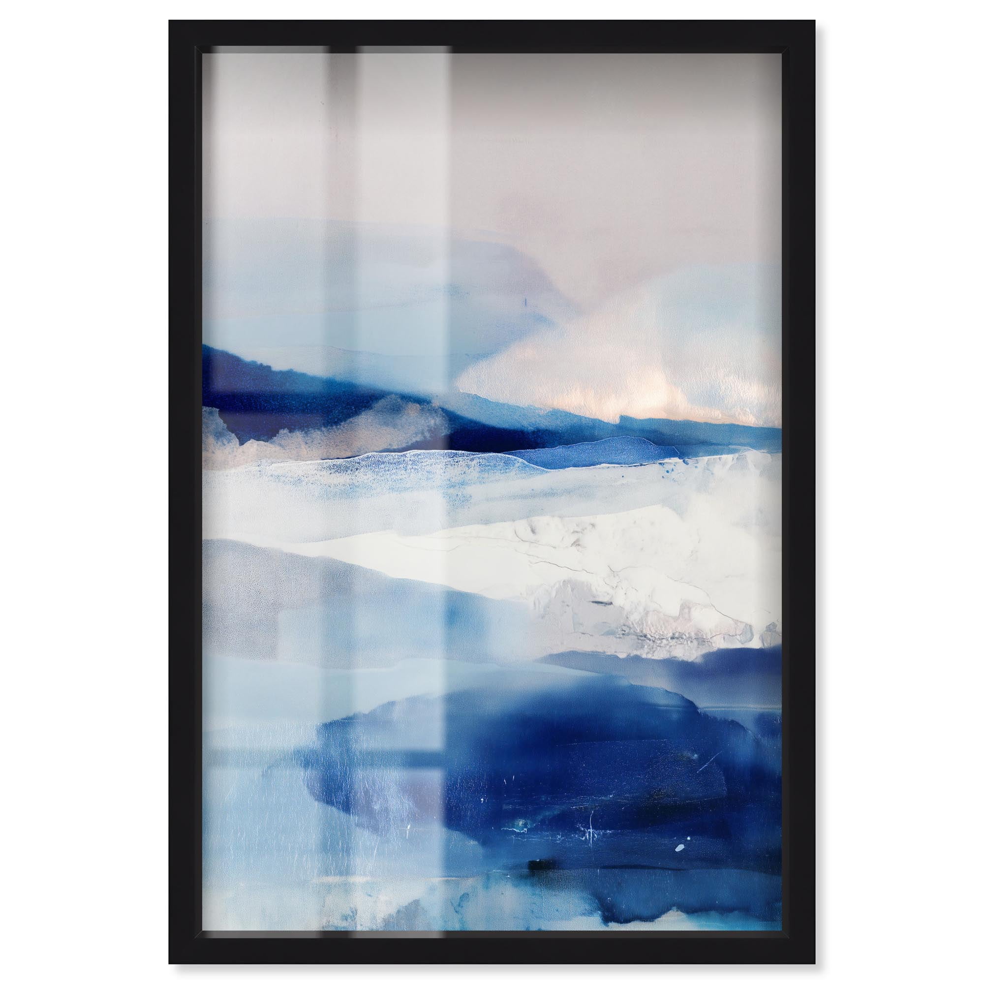 Breath of the Ocean II Shadowbox Print Blue Wall Decor by Art Remedy ...