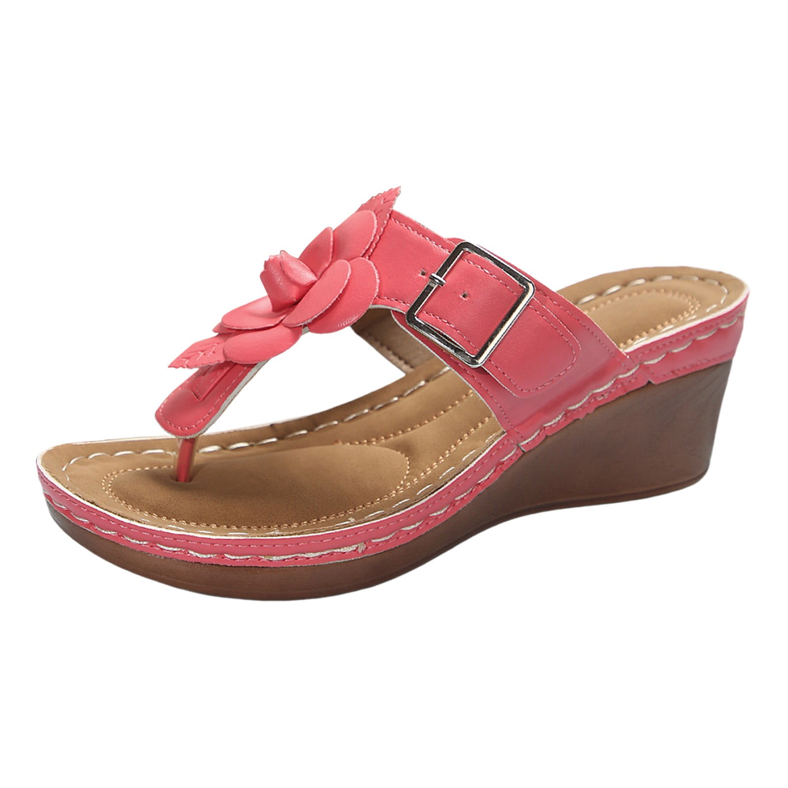 Breathable Air Cushion Wedges - Women's Orthopedic Flip Flops Summer ...