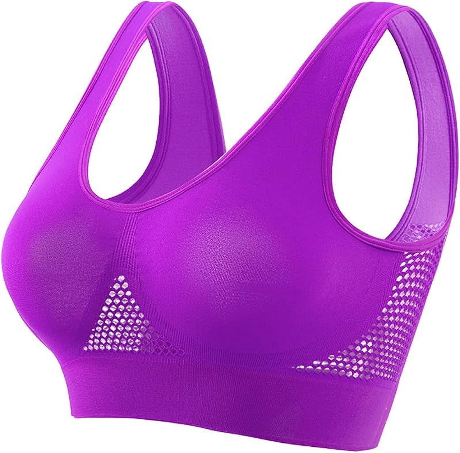 Breathable Anti-Sagging Breasts Sports Bras for Women Cooling Comfort ...