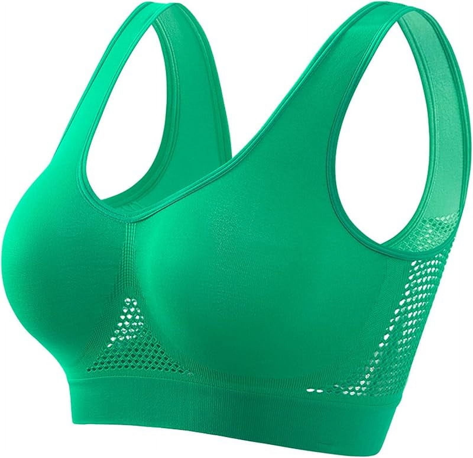 Breathable Anti-Sagging Breasts Sports Bras for Women Cooling Comfort ...