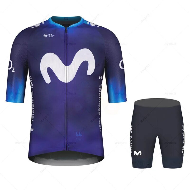 Breathable Anti-UV Summer Team Cycling Jersey Set Sport Mtb Bicycle ...
