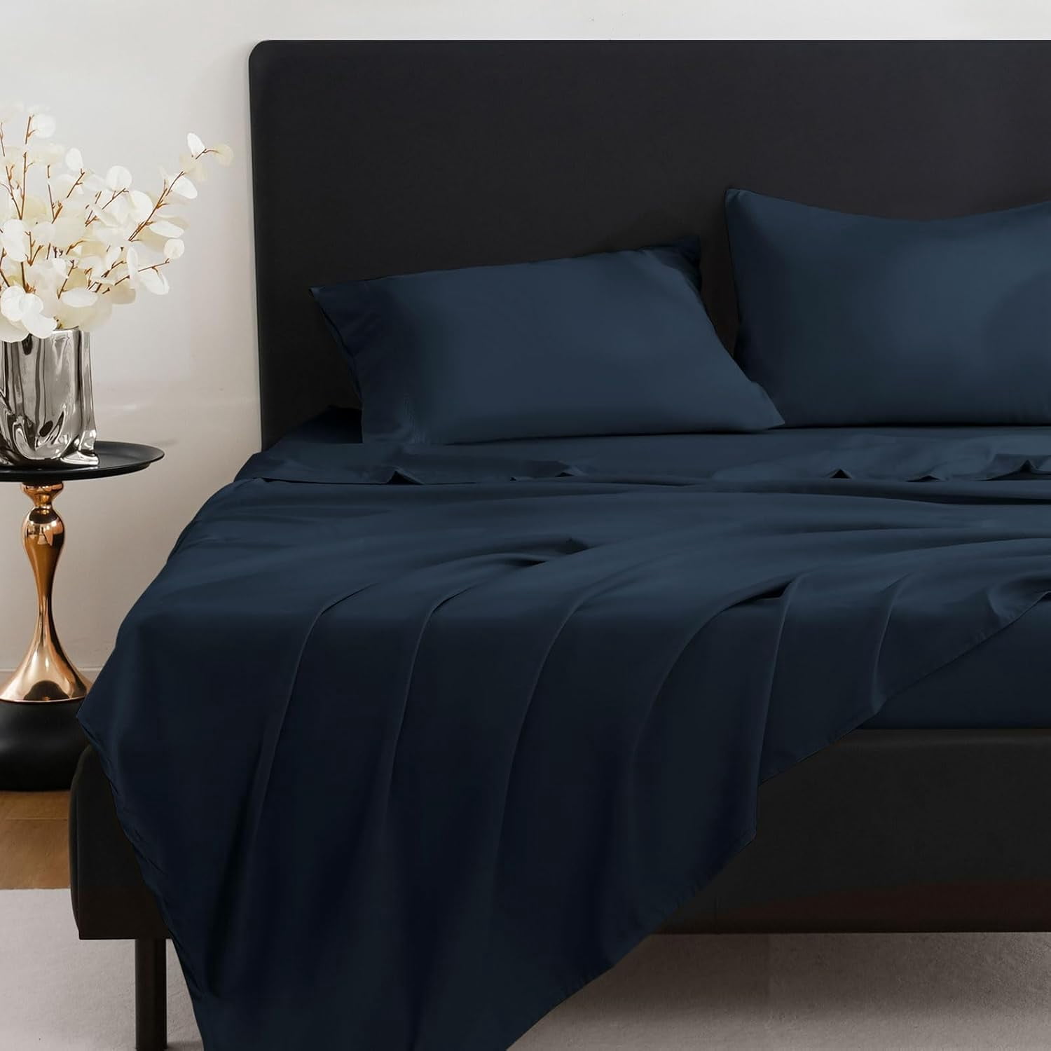 Breathable Bed Sheets Set - Rayon Derived from Bamboo Sheets - Cool ...