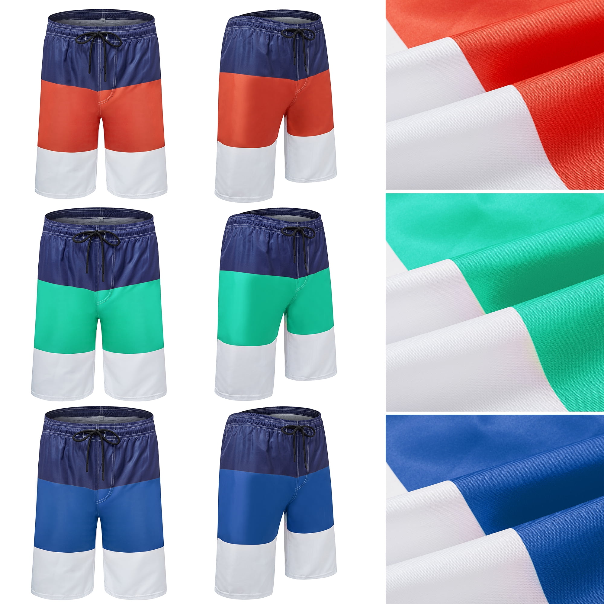 Breathable Board Shorts Swim Trunks Bathing Suits Beach Swimwear ...