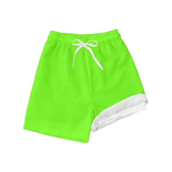 Breathable Boys Swim Trunks High Rise Relaxed Fit For Summer Play ...