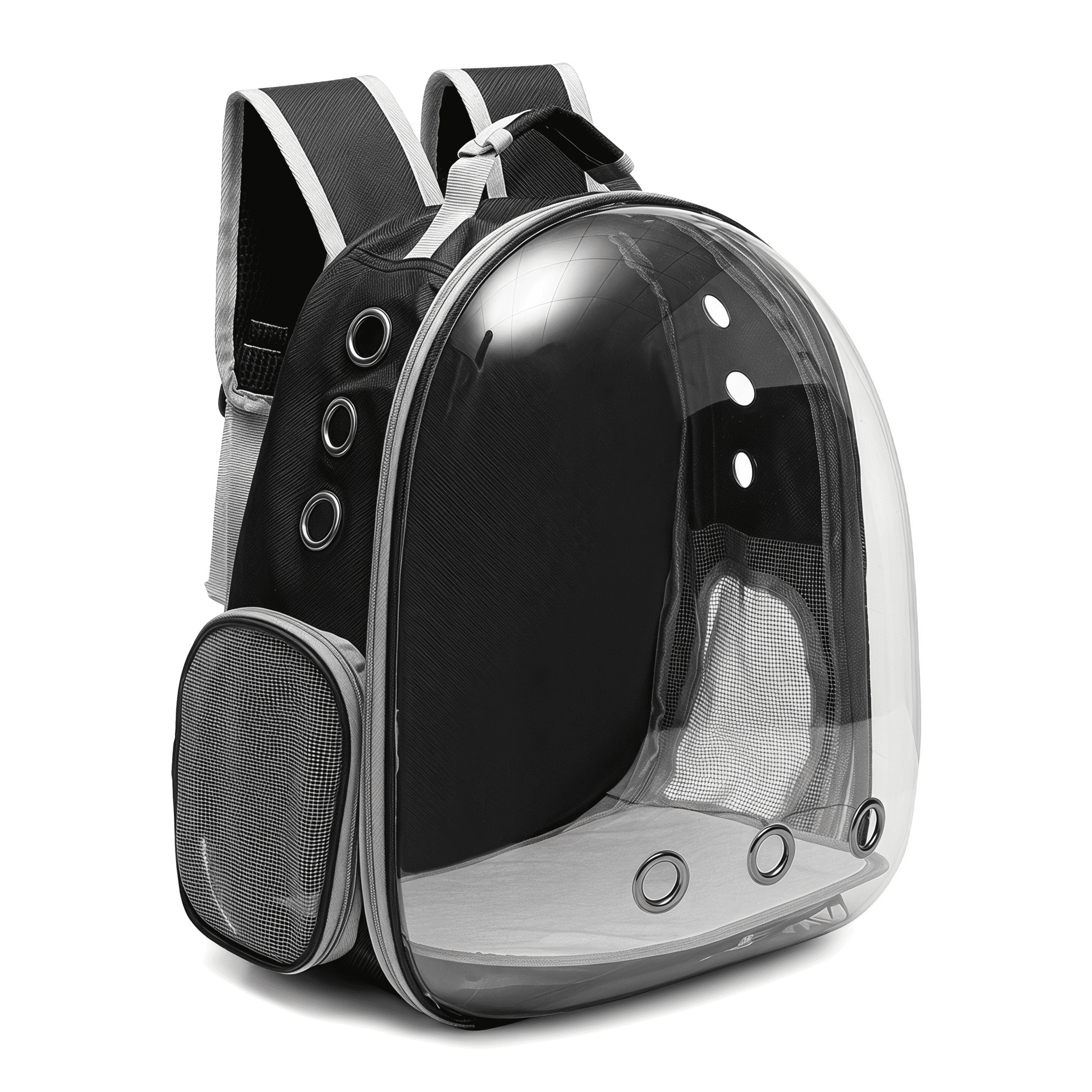 Breathable Cat Backpack Carrier, Large Transparent Pet Bag with Double ...