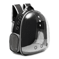 Breathable Cat Backpack Carrier, Large Transparent Pet Bag with Double ...
