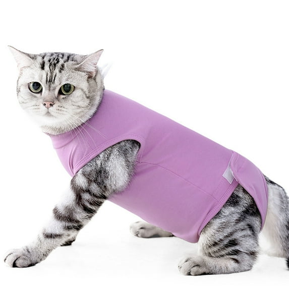 Breathable Cats Recovery Suit Escape Proof Elastic Breathable Stretchy ...