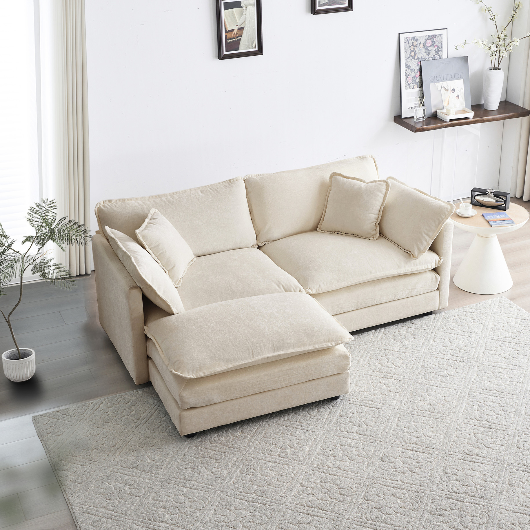 Breathable Chenille Fabric, Thick Cushioned - Perfect for Post - Day ...
