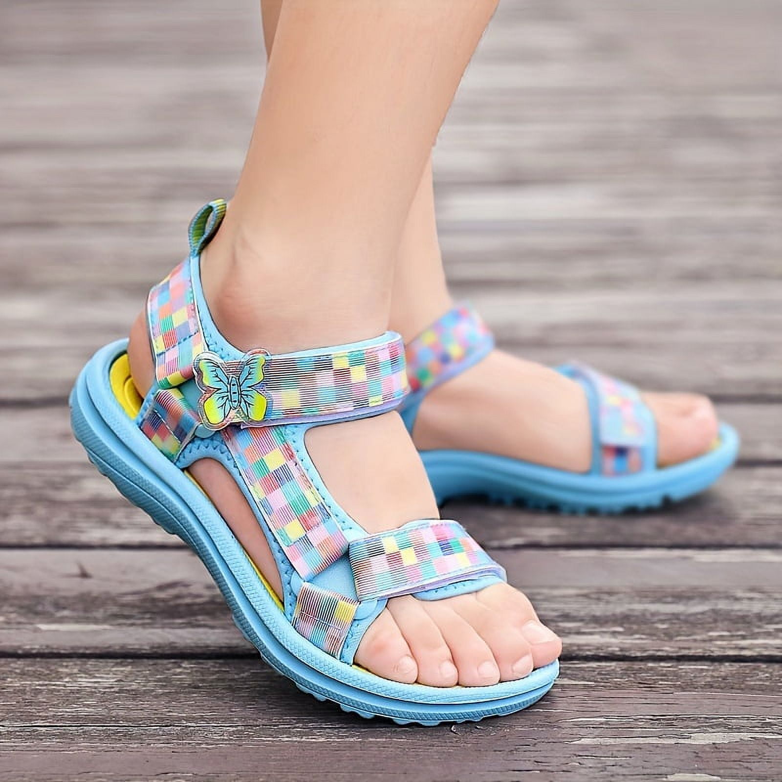 Breathable Chic Summer Sandals for Girls - Lightweight EVA Sole ...