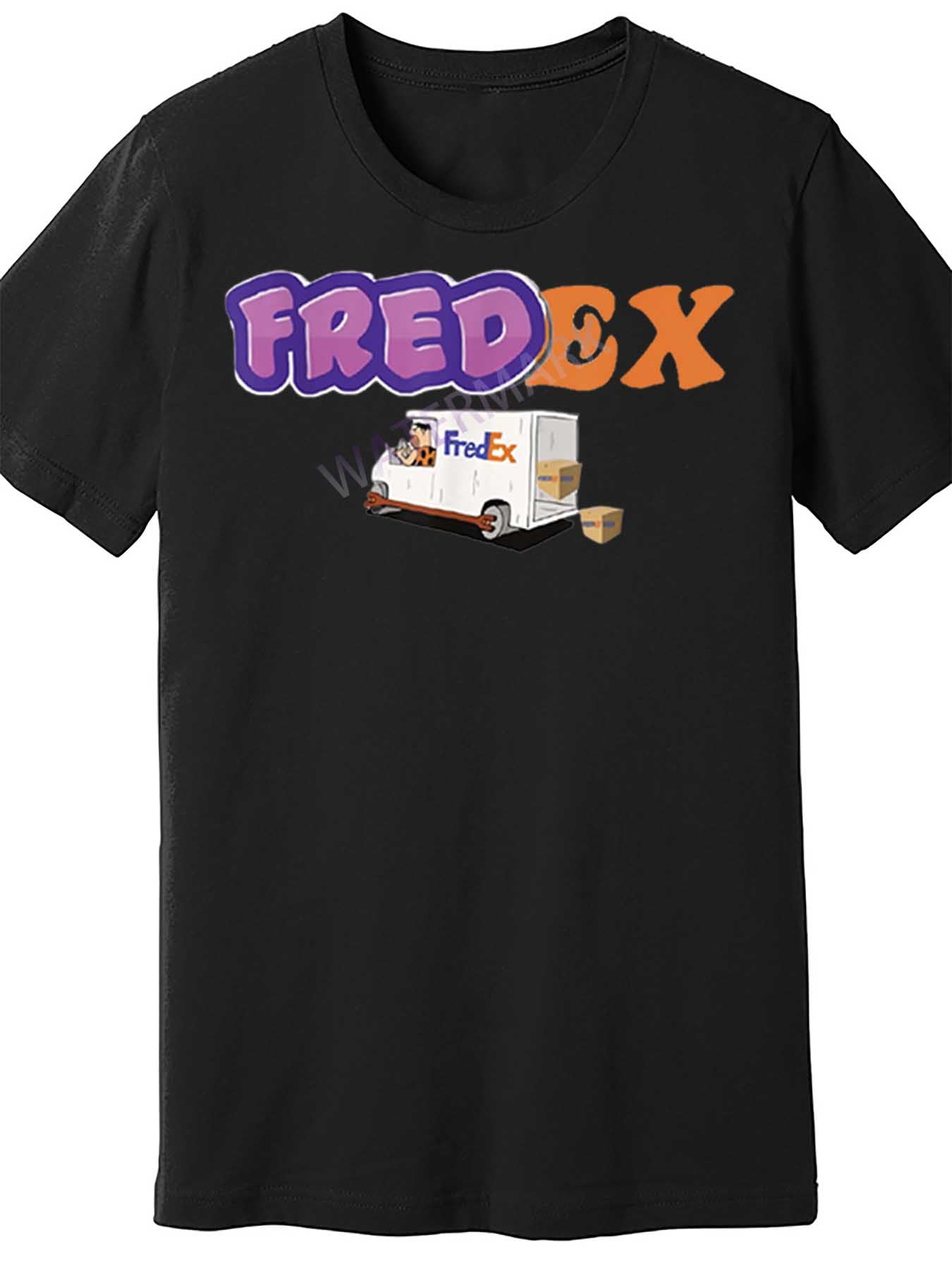 Breathable & Comfortable with Vibrant "FREDEX" Print and Delivery Truck ...