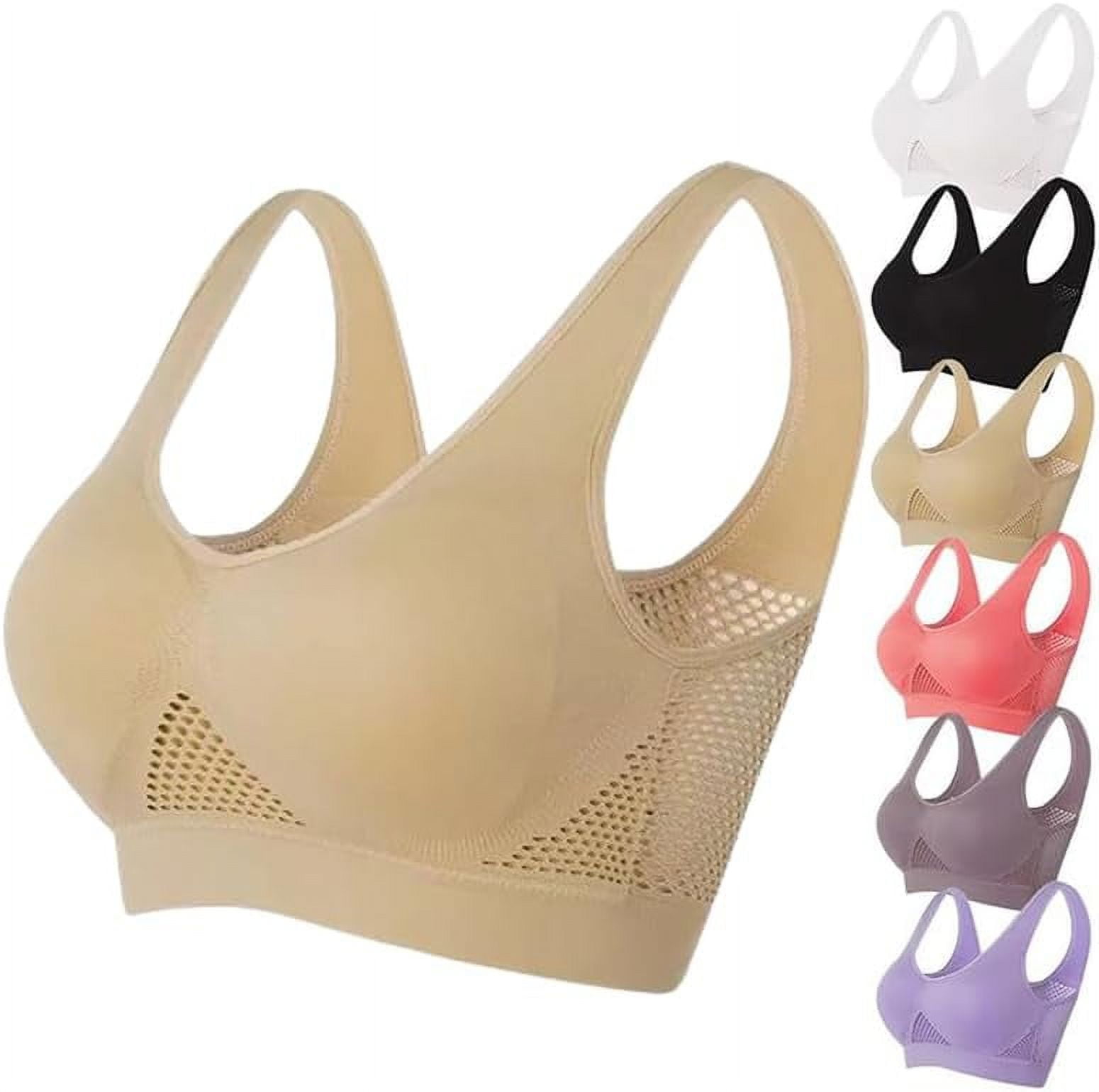 Breathable Cool Liftup Air Bra, 2024 New Large Size Air Bra Breathable ...