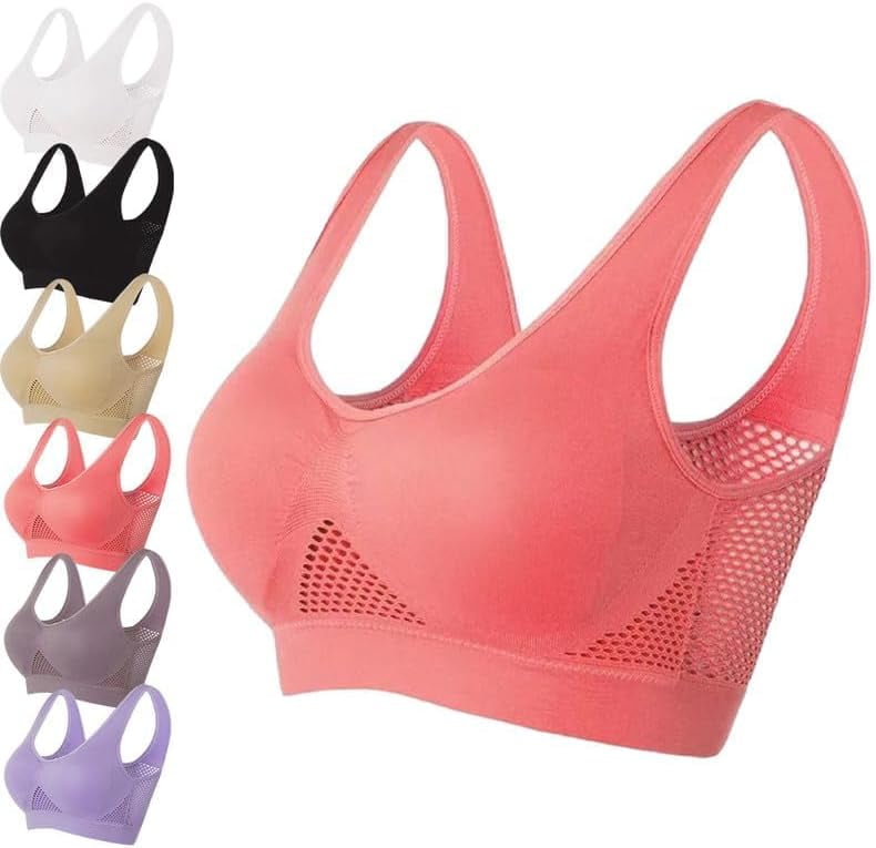 Breathable Cool Liftup Air Bra 2024 New Large Size Air Bra,padded