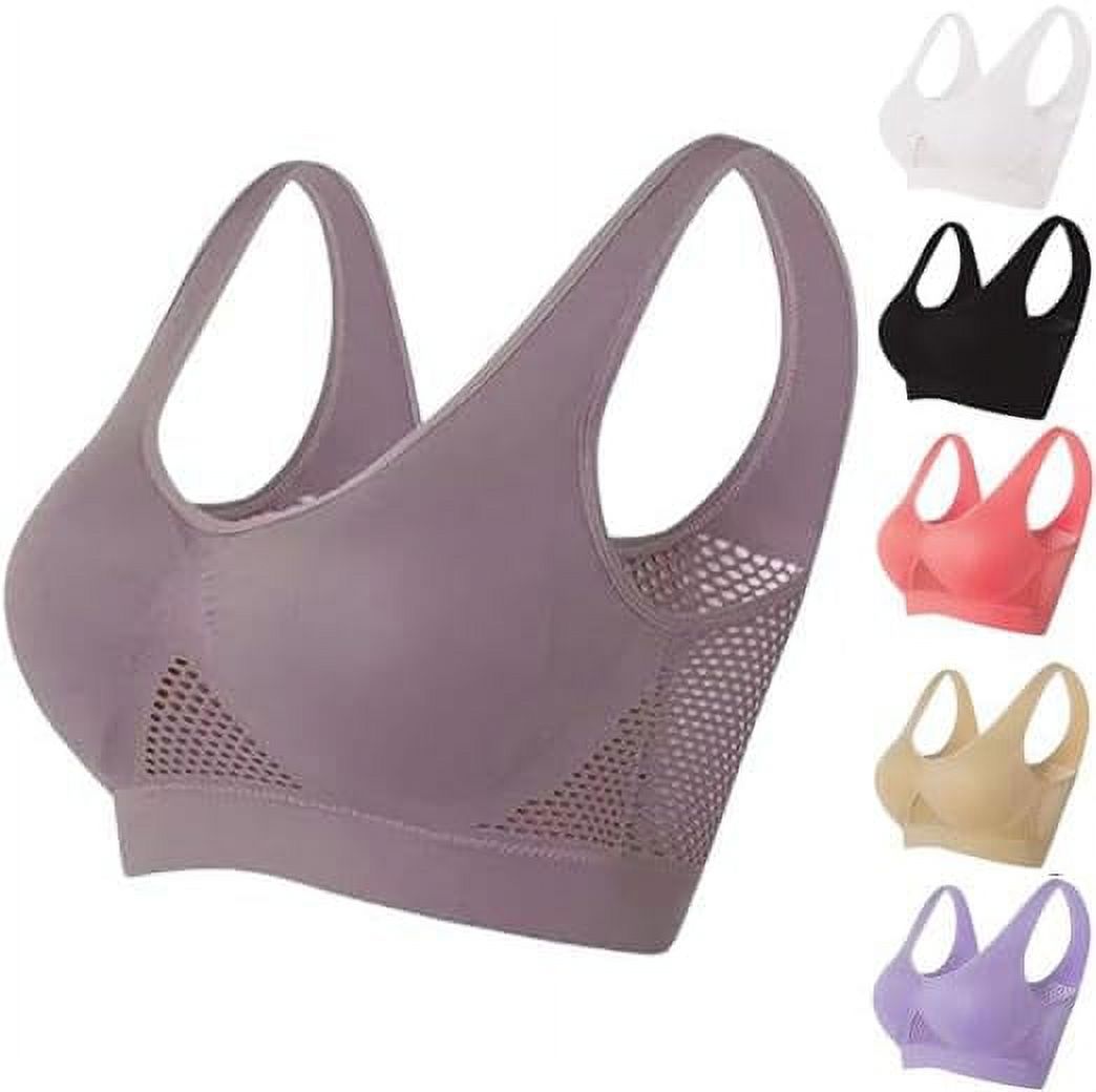 Breathable Cool Liftup Air Bra, 2024 New Sports Bra Large Size Air Bra ...