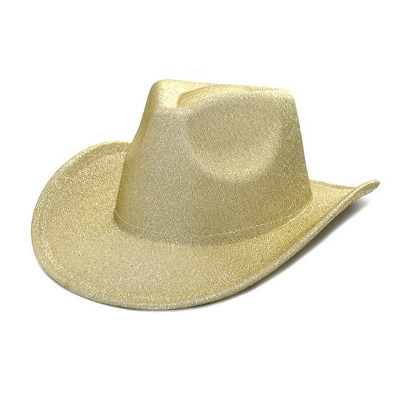 Breathable Cowboy Hat Large Brim Hat Fedora Felt Cowboy Sunproof Hat ...