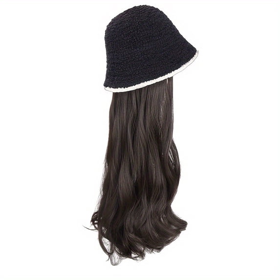 Breathable Curly Wig for Short and Long Hair - No Bangs Style for All ...