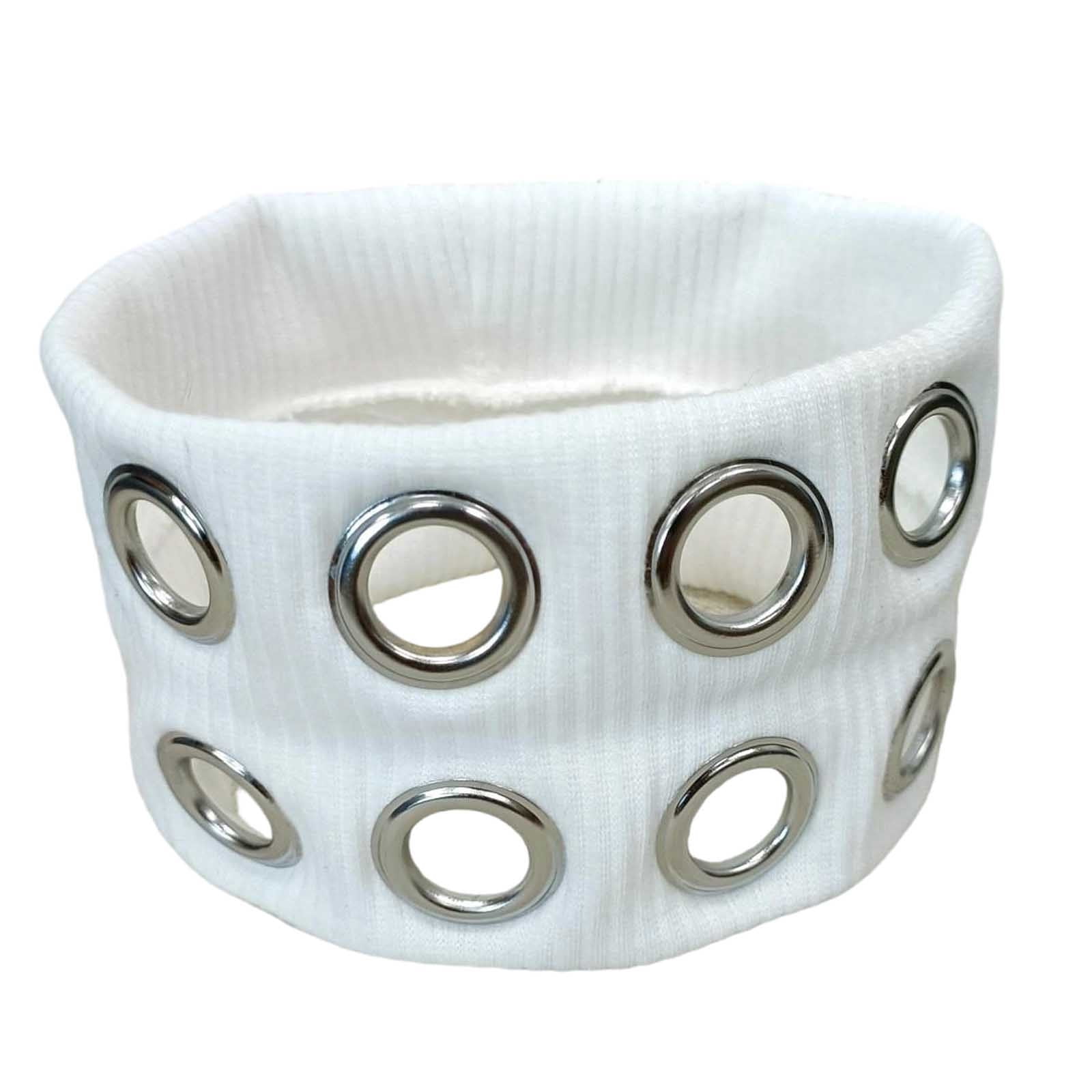 Breathable Cutout Headband With Metal Stretchy Wide Hair Band For Women ...