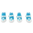 Breathable Dog Booties, Rubber Sole For Walking Protection, 4pc Set ...