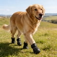 Breathable Dog Sandals 4 Pack EVA Pet Shoes for Hot Pavement Indoor ...