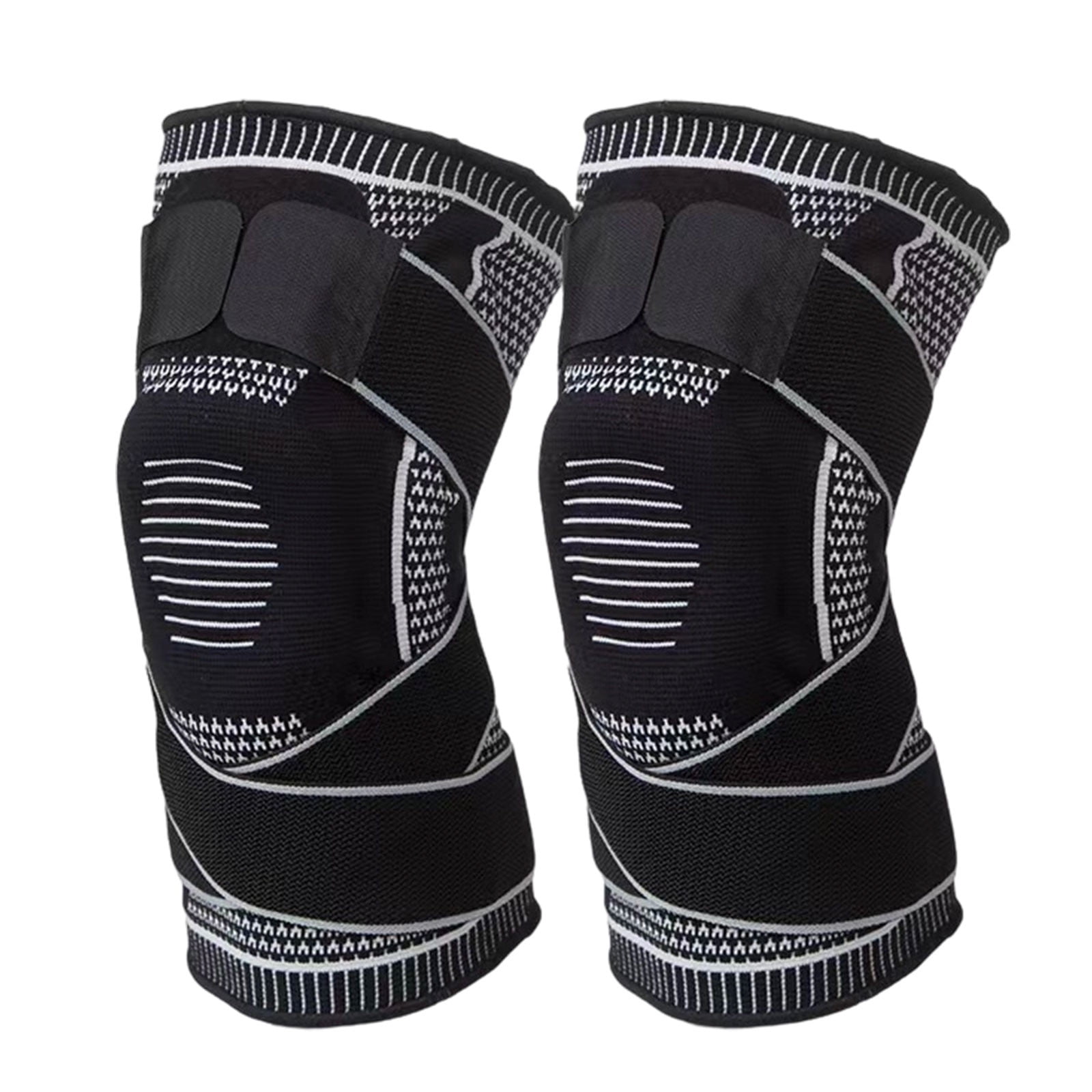 Breathable Elastic Knee Support Compression Strap Adjustable Sleeves ...