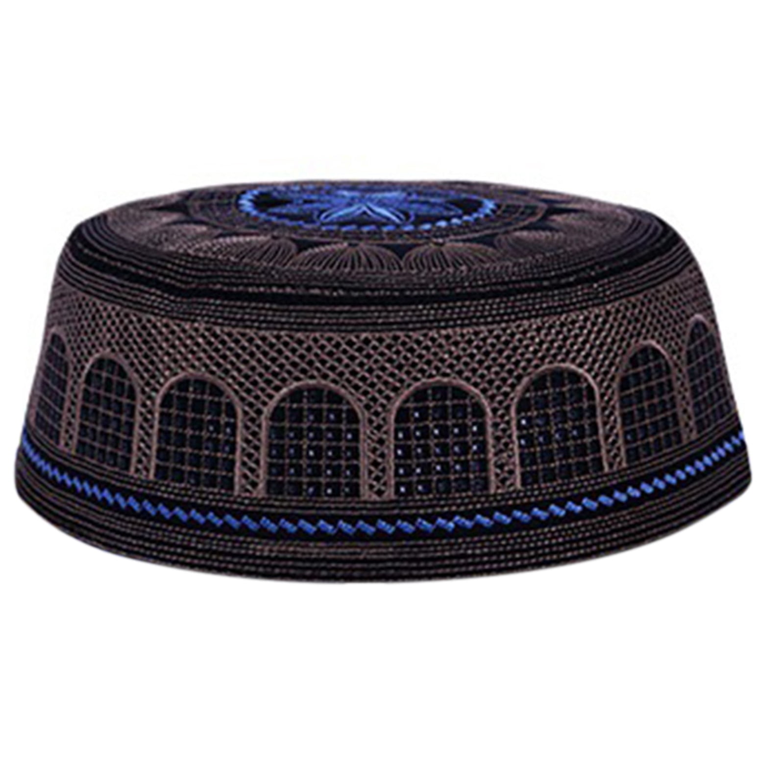Breathable Embroidered Bucket Hat Unique Ethnic Design Muslims Hat ...