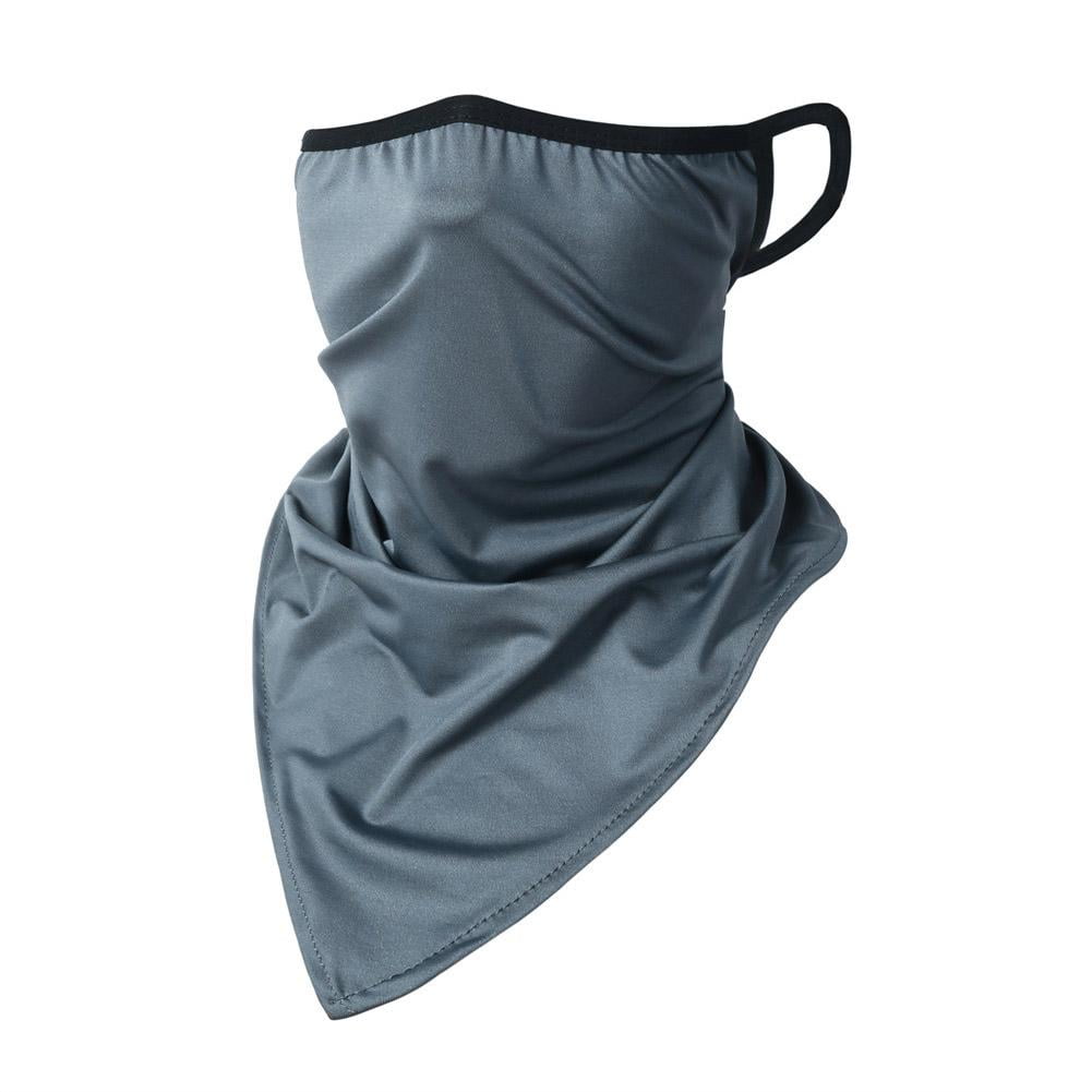 Breathable Face Mask Snood for Men & Women, Ice Silk Ear Hanging ...