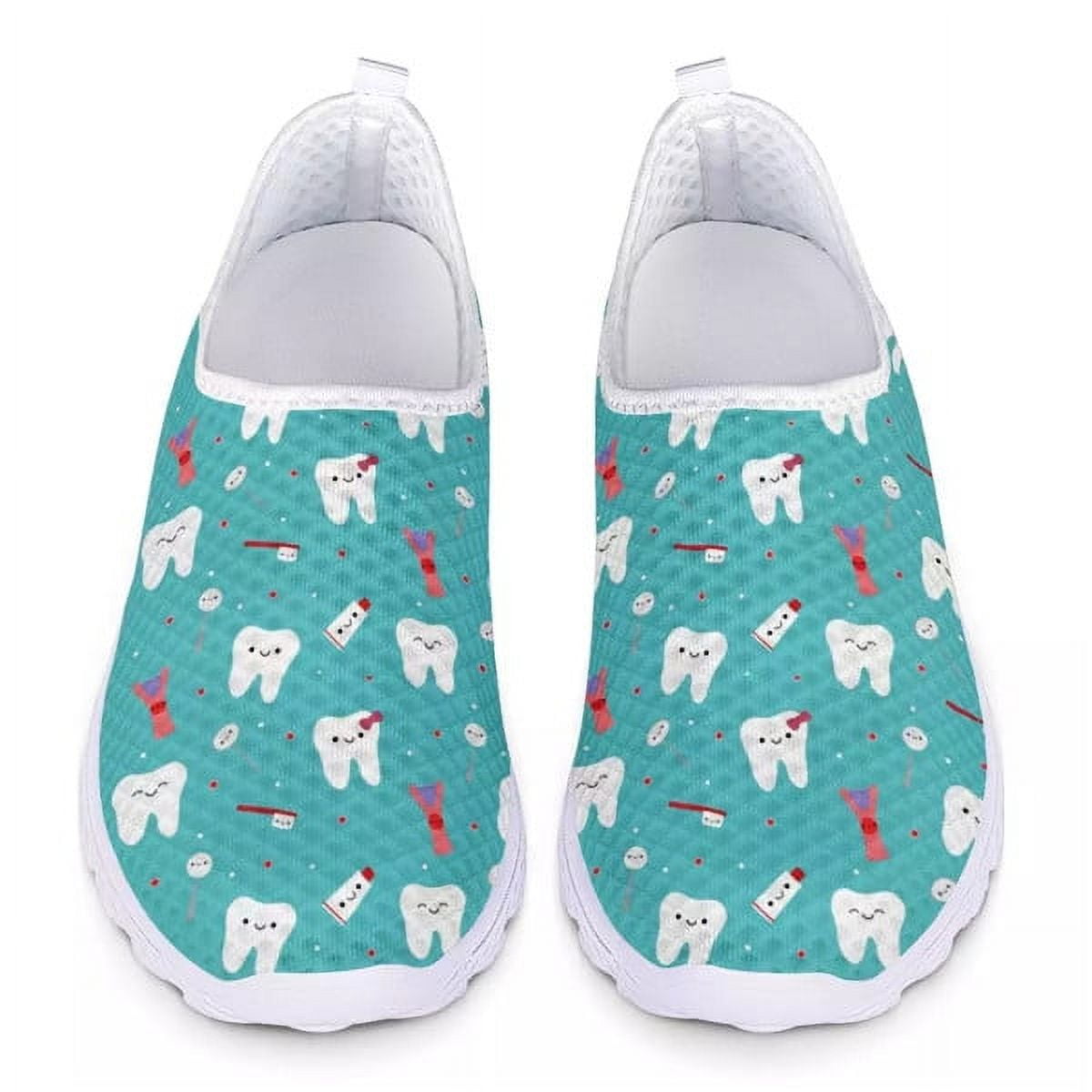 Breathable Female Flats Nurse Sneakers Fashion Women Summer Mesh Shoe ...