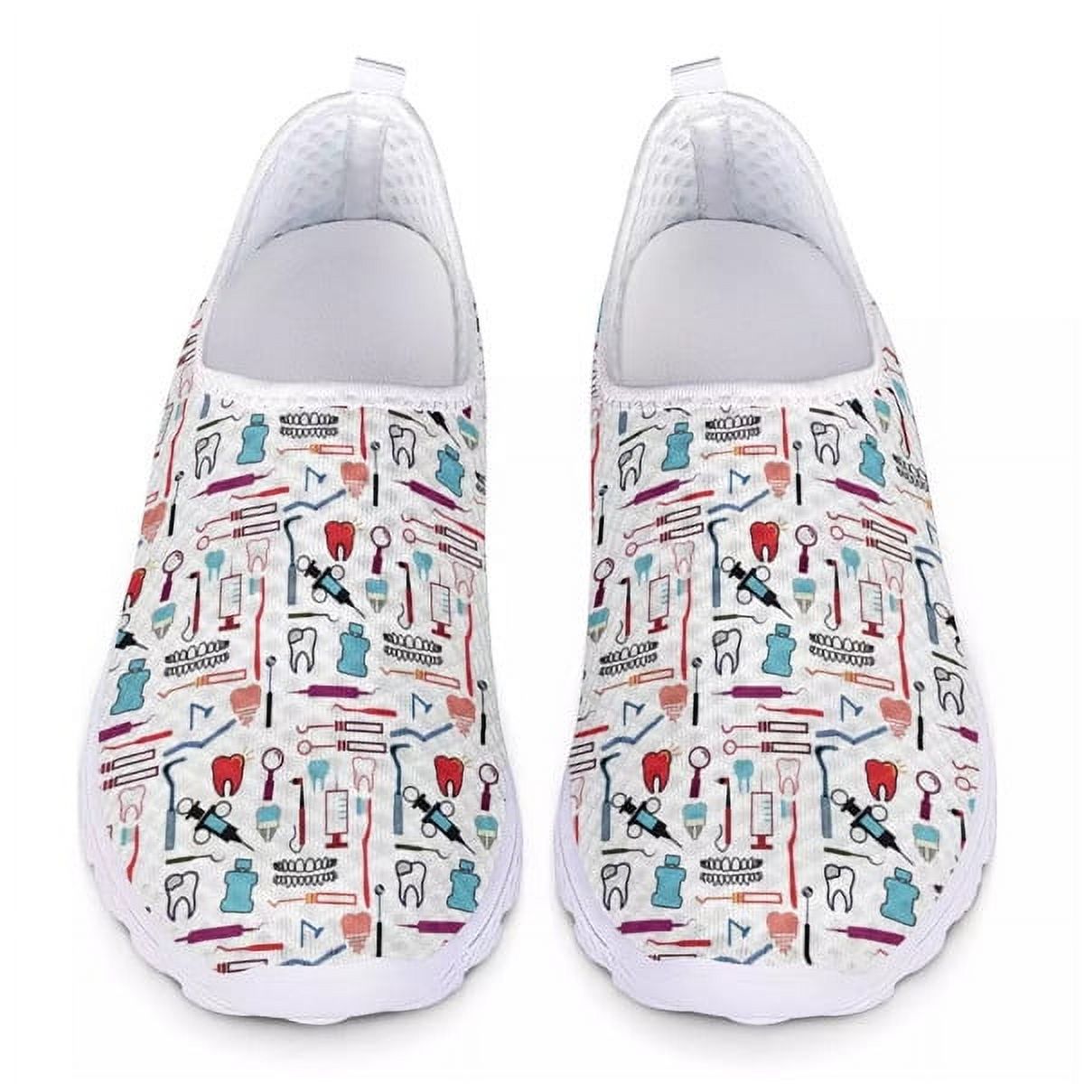 Breathable Female Flats Nurse Sneakers Fashion Women Summer Mesh Shoe ...