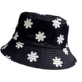 Breathable Fisherman Hat Flower Design Foldable Travel Hat For Hiking ...