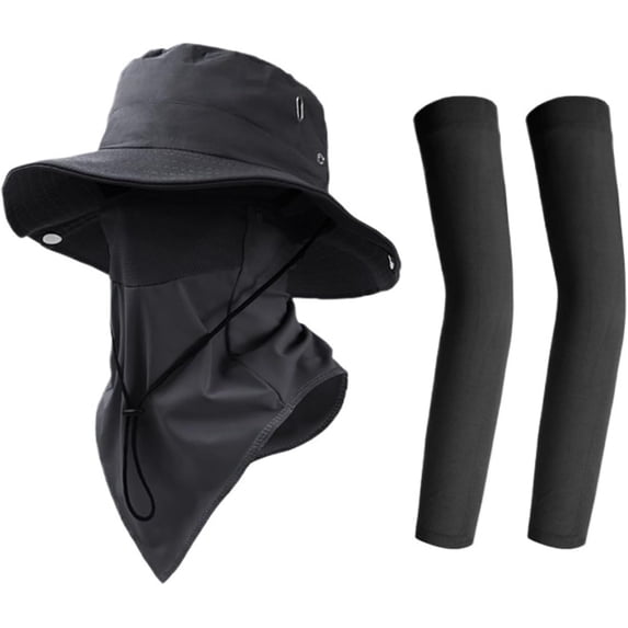 Breathable Fisherman Hat with Detachable Face Mask, Fisherman's Hat ...