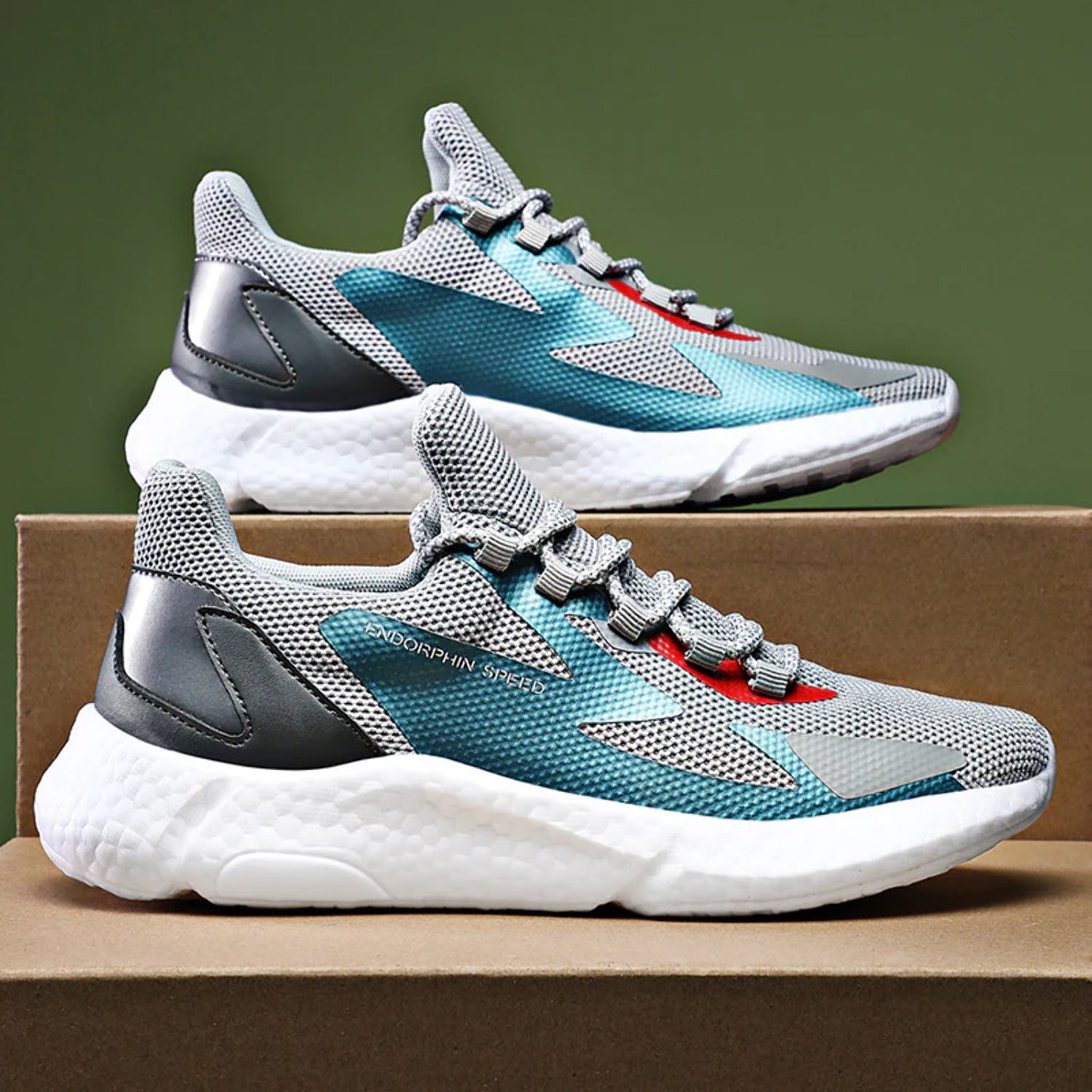 Breathable Flying Woven Sneakers Popcorn Running Shoes Men - Walmart.com