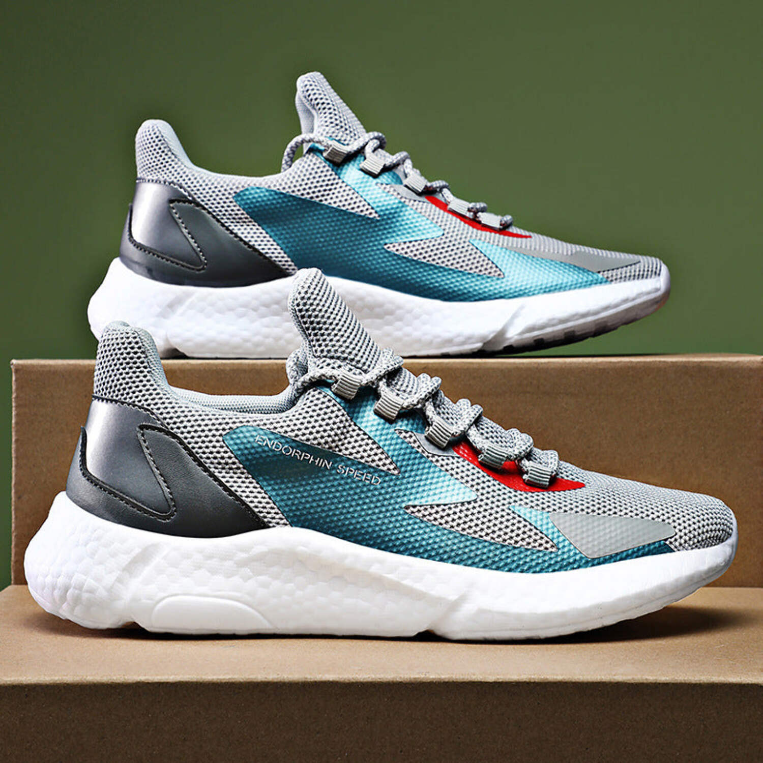 Breathable Flying Woven Sneakers Popcorn Running Shoes Men - Walmart.com