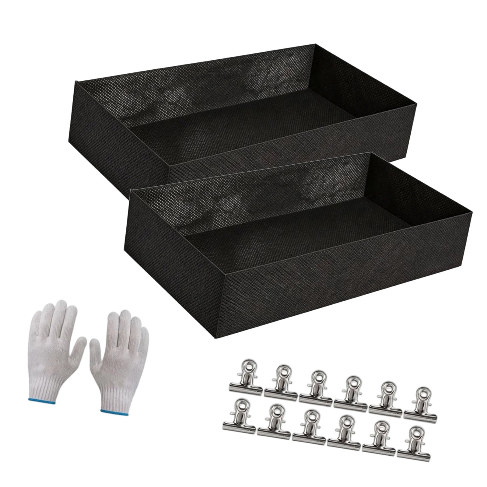 Breathable Garden Bed Liner Set With 12 Clips And Gloves For Easy ...