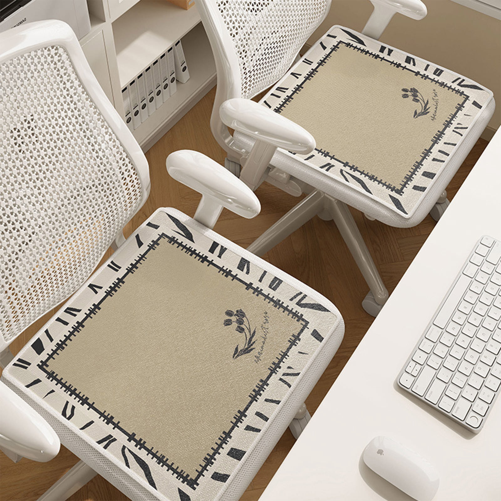 Breathable Gel Seat Cushion For Office Chair Ice Silk Cooling Pad Non ...