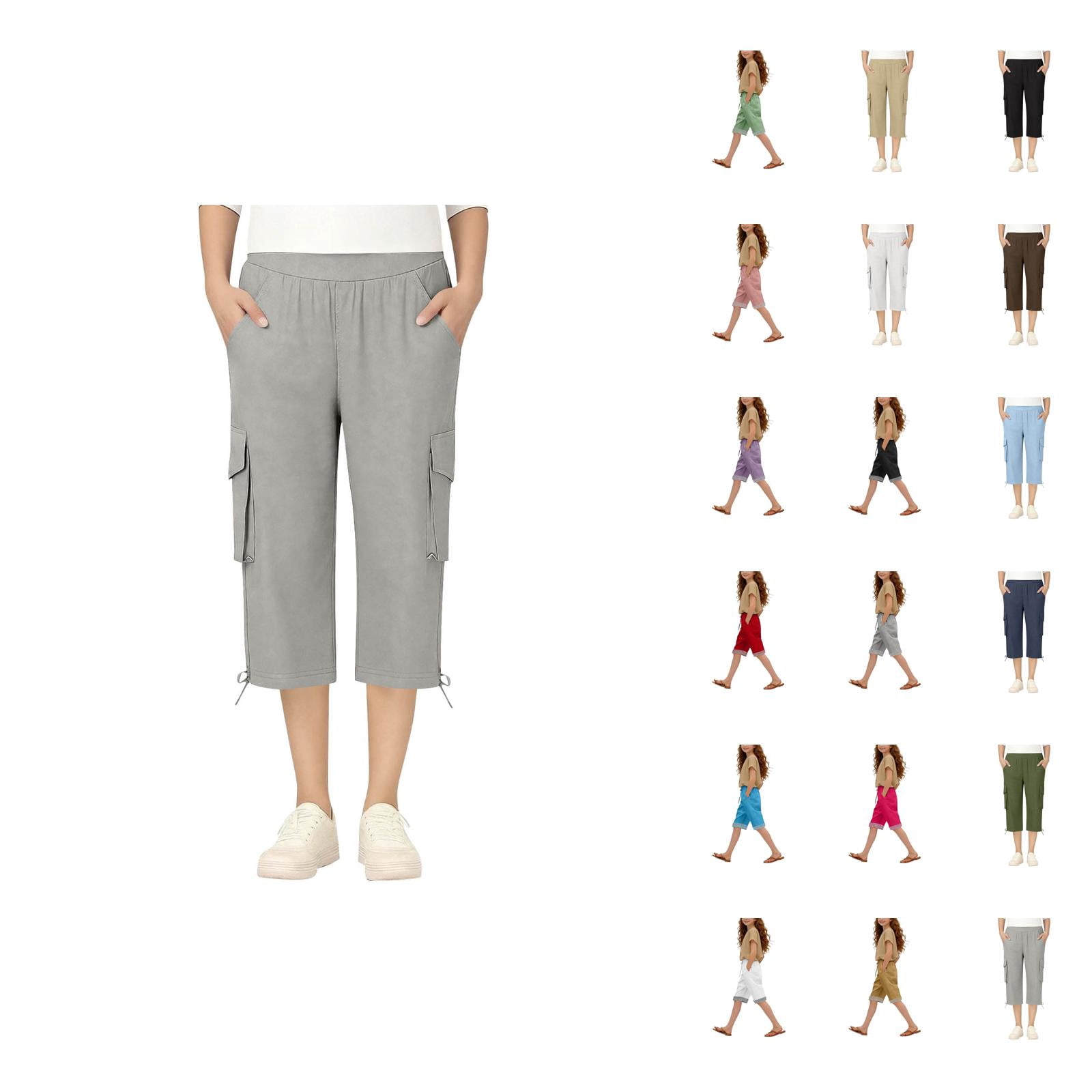 Breathable Girls Cargo Pants Casual Comfortable Summer Fashion Trousers ...