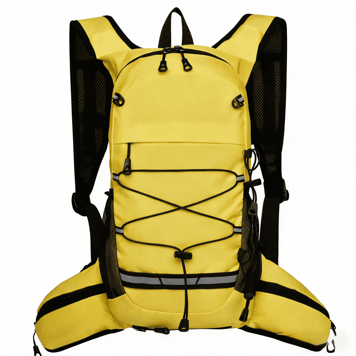 Breathable Hydration Backpack with storage and Helmet Net, 2L Bladder ...