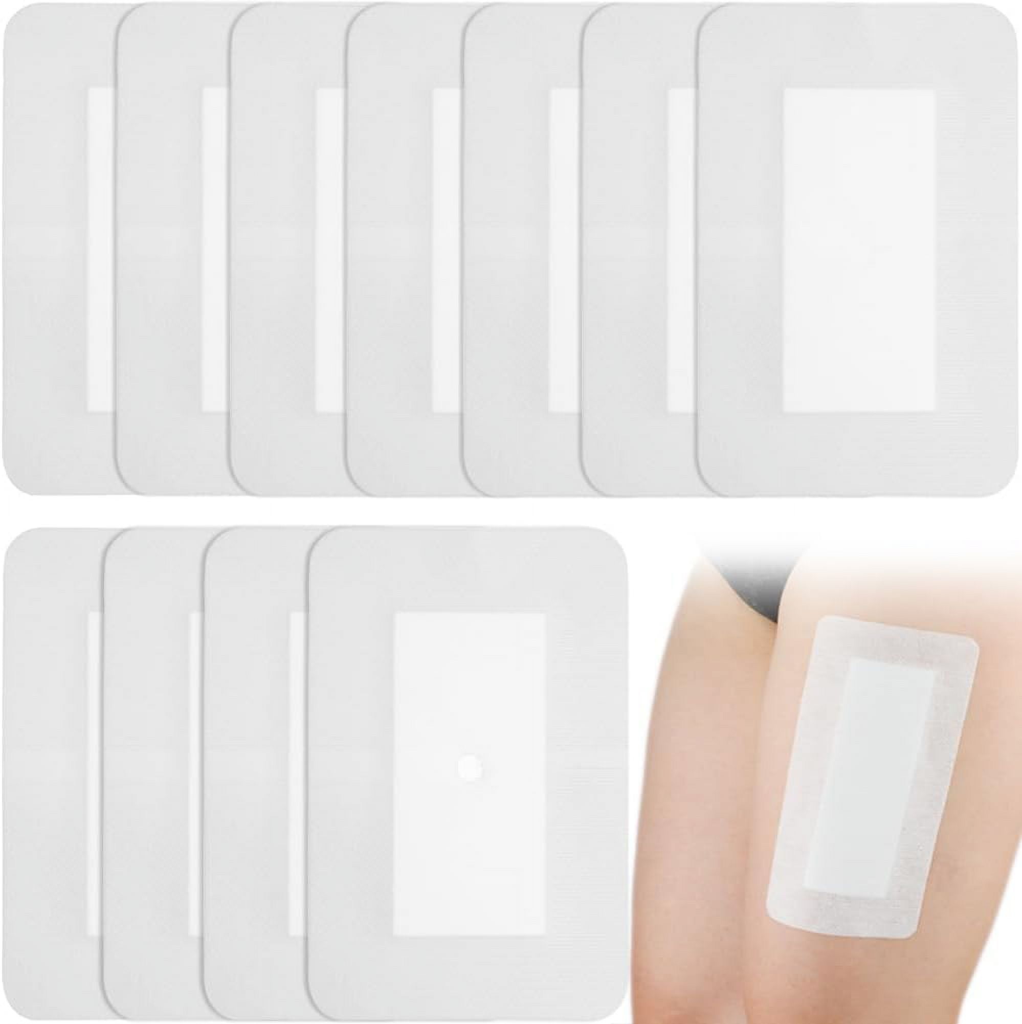 Breathable Island Dressing Bordered Gauze 4"x6" Adhesive Incision ...