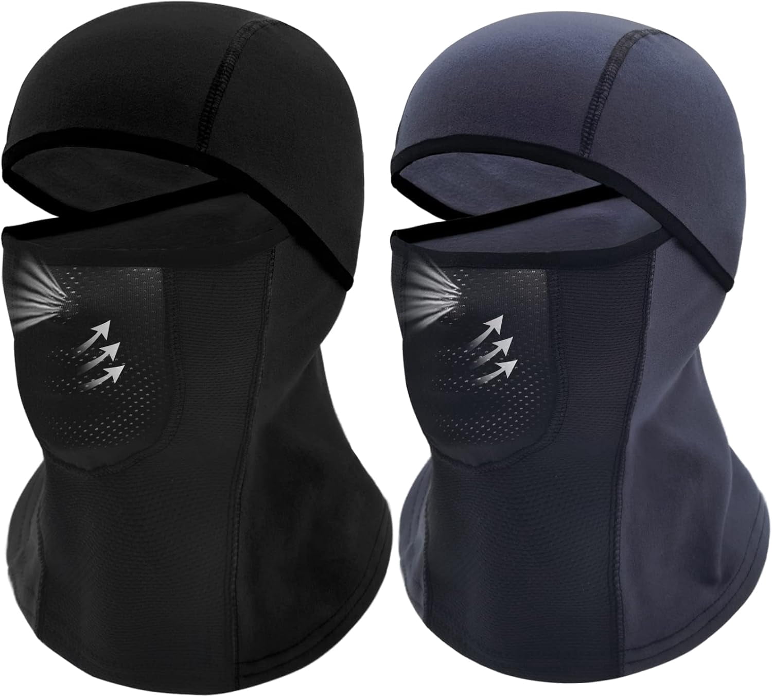 Breathable Kids Balaclava Ski Mask (2 Pack), Fleece Winter Face Mask ...