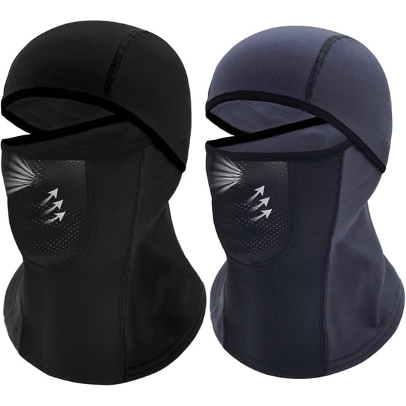 Breathable Kids Balaclava Ski Mask (2 Pack), Fleece Winter Face Mask ...