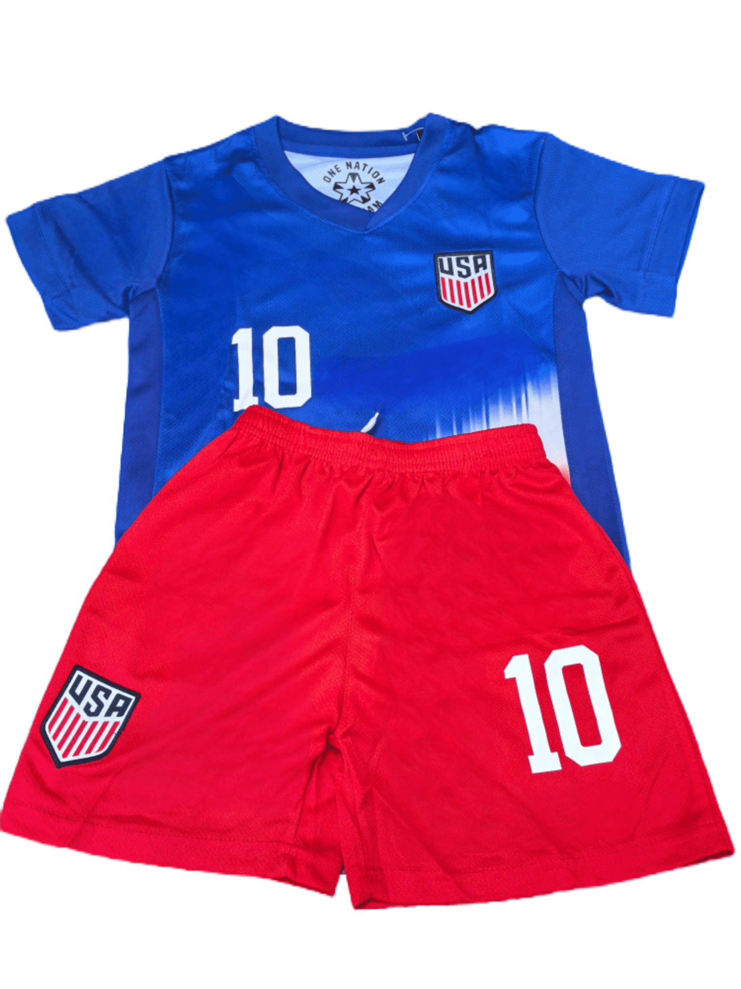 Breathable Kids Soccer Jersey #10 Uniform Set - Youth Football Shirt ...