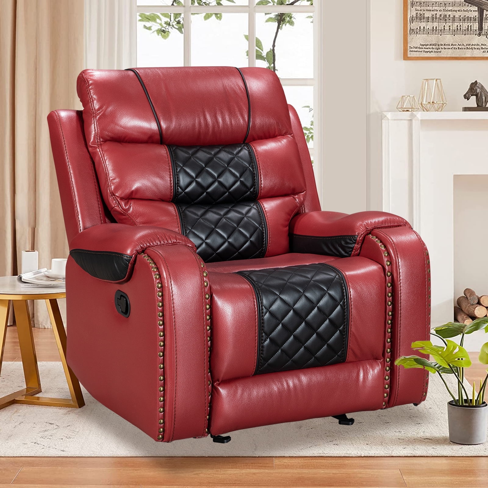 Breathable Leather Recliner Chair American Design Recliner Chair for ...