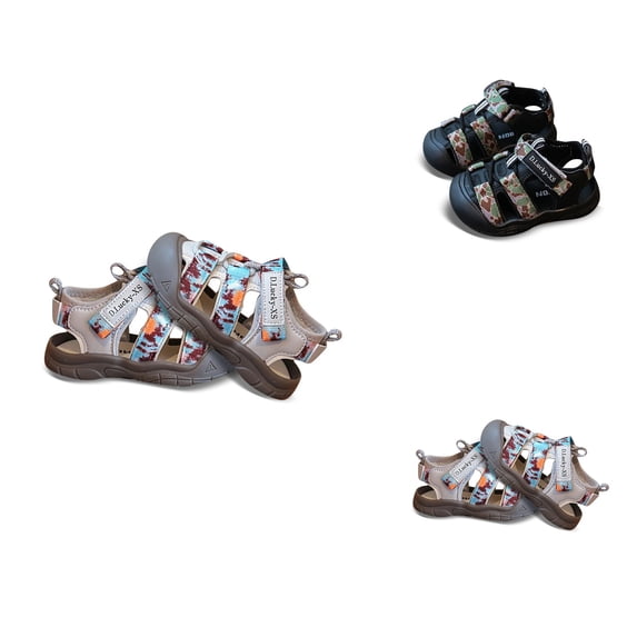 Breathable Lightweight Toddler Boys Sandals, Closed Toe Soft Sole ...